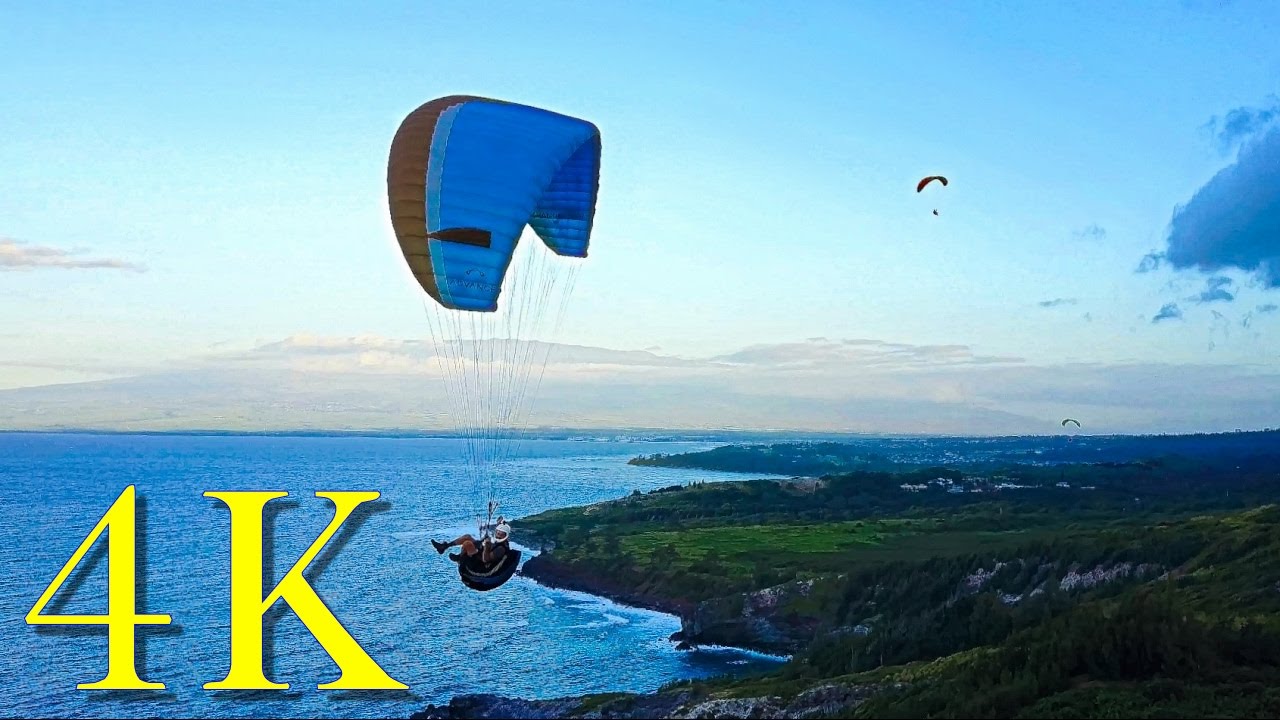 Paragliders Over Maui with Mavic Pro Drone in 4K UHD - YouTube
