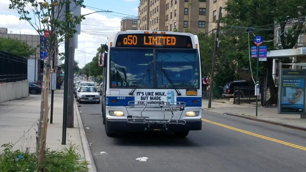 MTA Bus Company: 2009 Orion VII NG HEV Bus 4485 On The Q50 Limited At ...