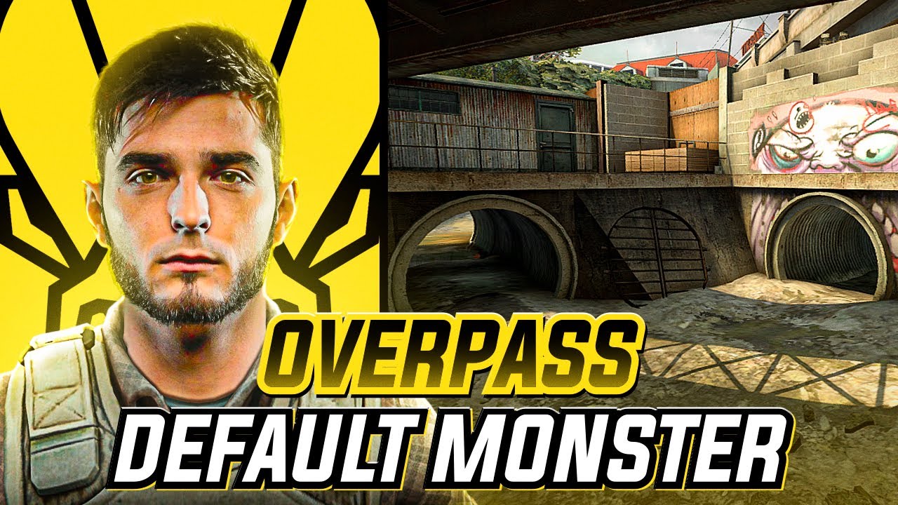 How shox Default Monster on Overpass T Side (CS:GO Guide) - YouTube