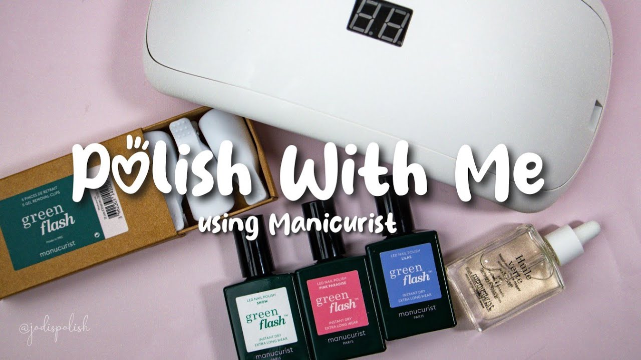 POLISH WITH ME USING MANICURIST | QUICK EASY 1 MINUTE GEL POLISH ...
