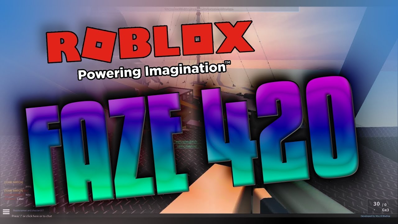 420 FAZE IT | Roblox : Phantom Forces - YouTube