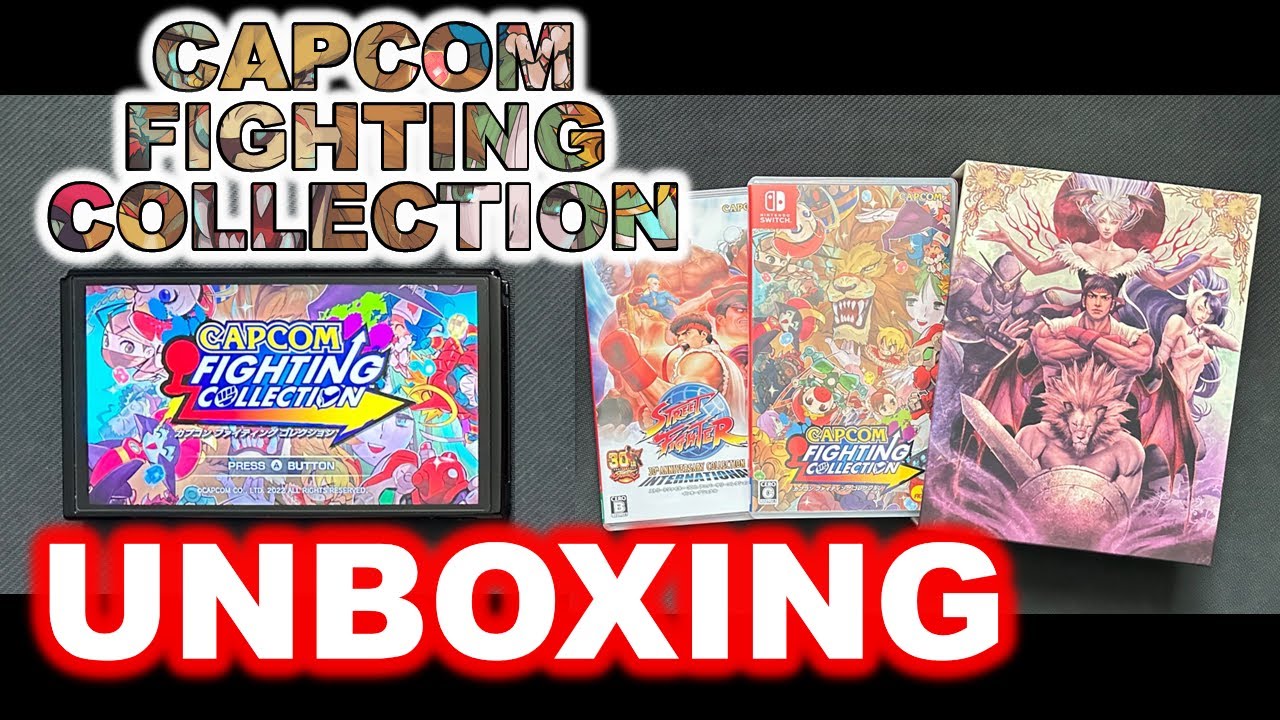 【Fighting Legends Pack】Unboxing Capcom Fighting Collection Fighting ...