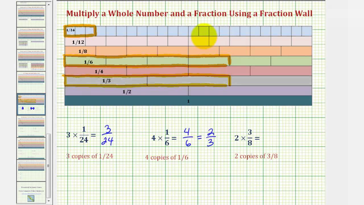 Ex Using A Fraction Wall To Find The Product Of A Whole Number And A Fraction YouTube ex-using-a-fraction-wall-to-find-the-product-of-a-whole-number-and-a-fraction-youtube
