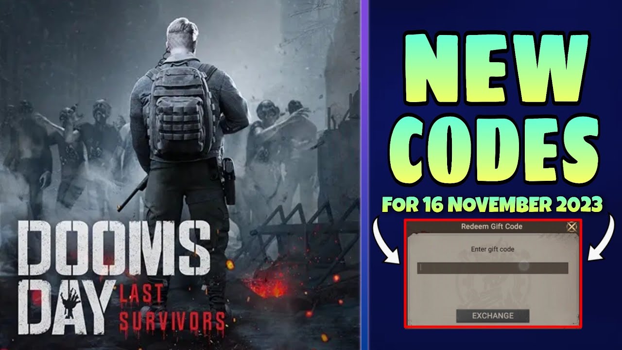 Doomsday Last Survivors New Code 16 November 2023 || Doomsday Last ...