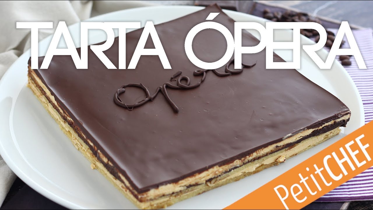 Receta Tarta Ópera, receta clásica | Petitchef - YouTube