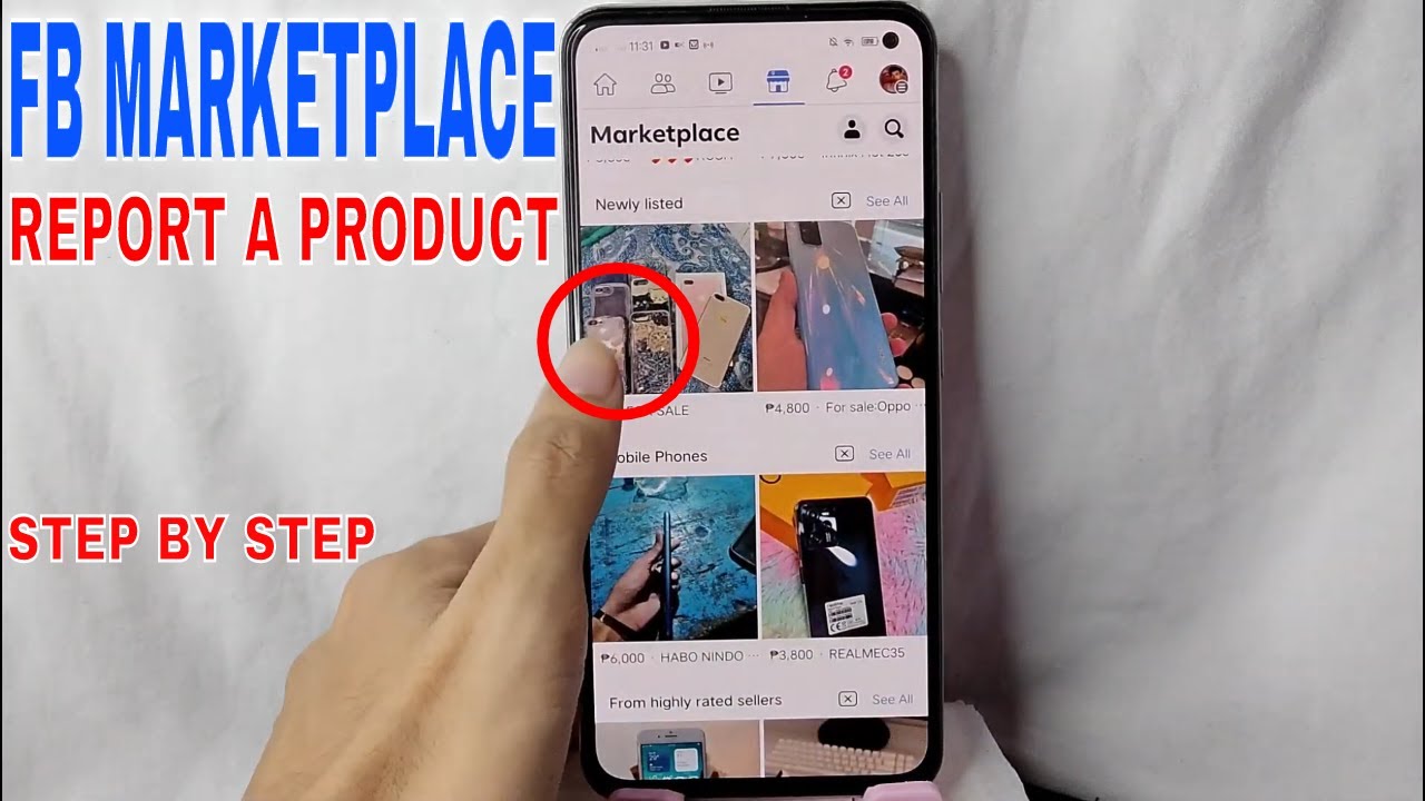 How To Report A Product In Facebook Marketplace 🔴 - YouTube