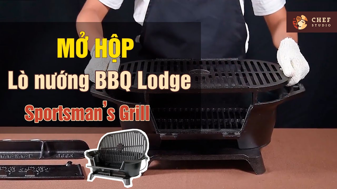 Lò nướng BBQ Lodge L410 - Sportsman’s Grill - YouTube