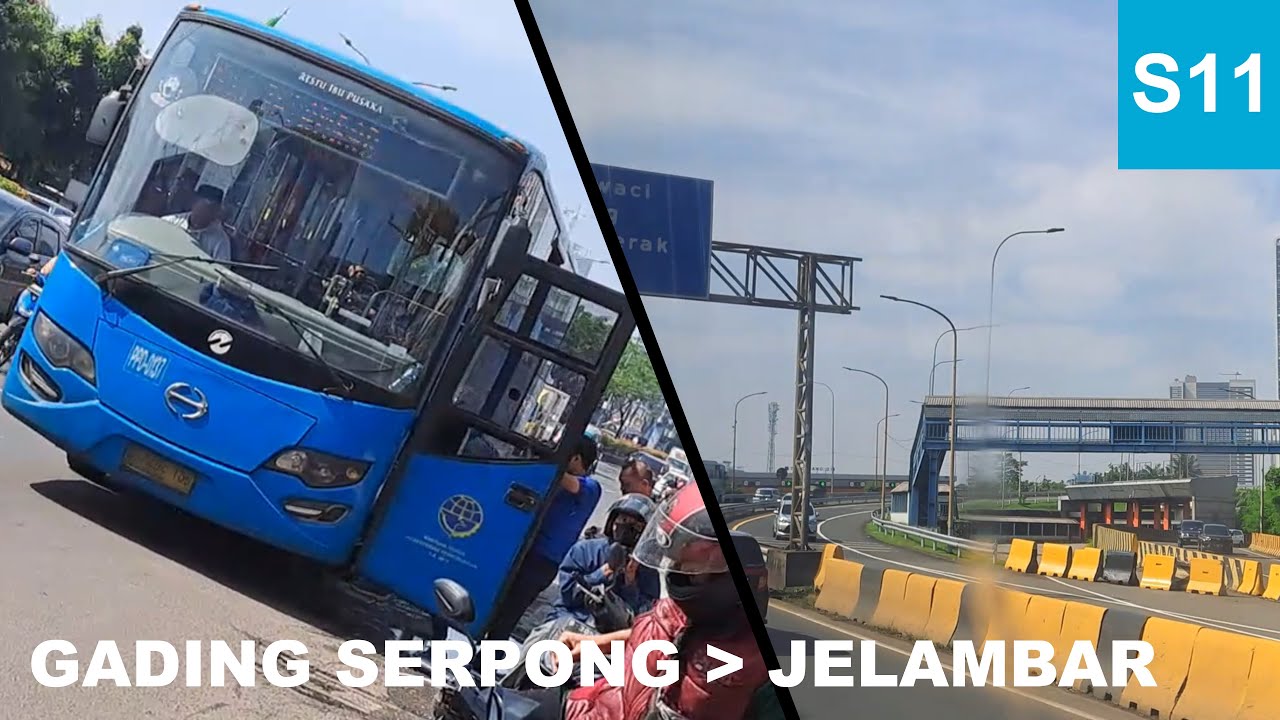 The Best Transjabodetabek Line! Transjakarta S11 Ride from Gading ...