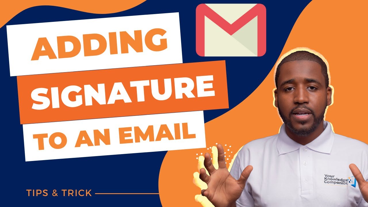 How to add Digital Signature in an Email (Gmail) - YouTube