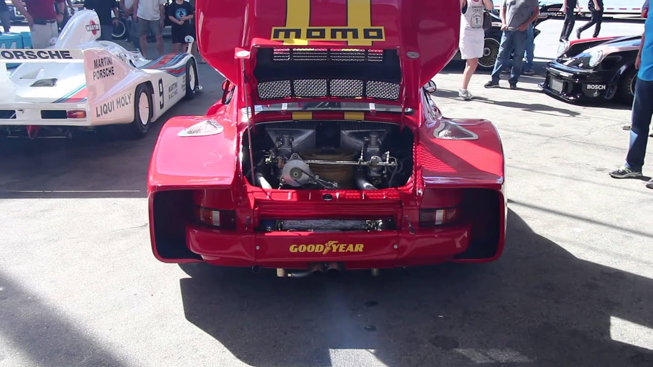 Porsche 935 Momo startup at Rennsport 5, 2015 - YouTube
