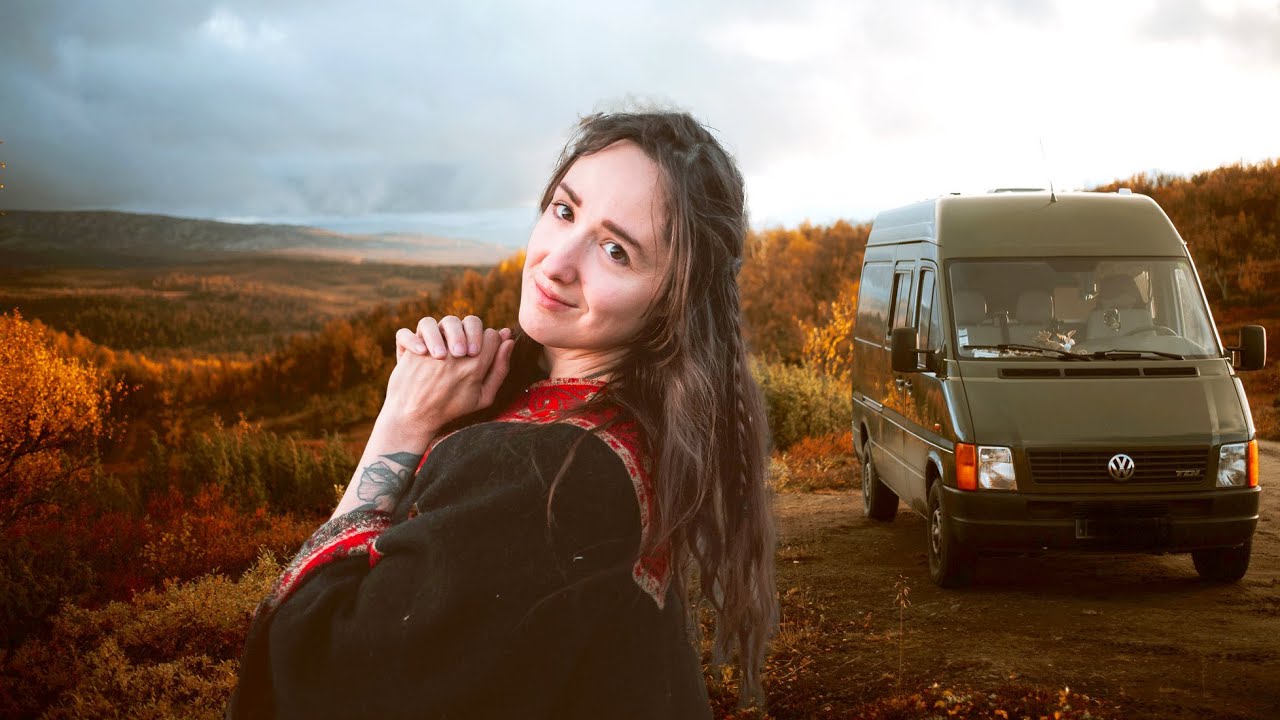 Alone in the Cold Fall｜Van Life Morning in Nordic Wilderness - YouTube