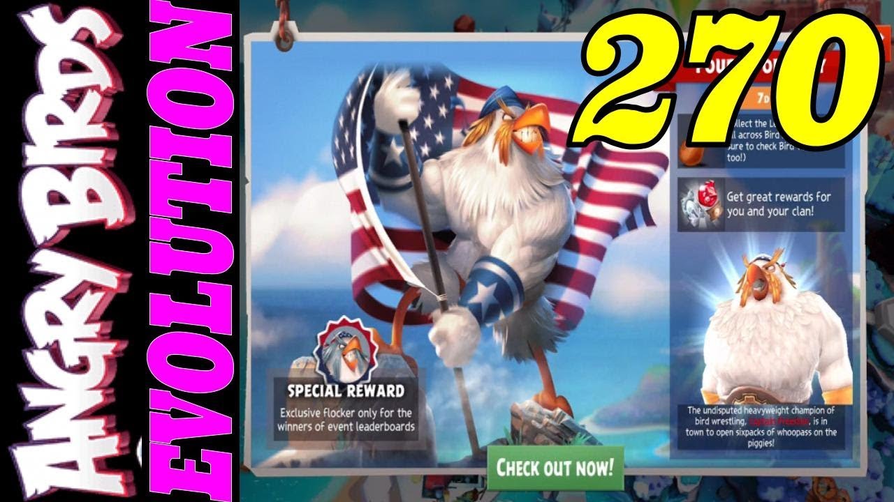 Angry Birds Evolution - 4th July Event - Gameplay #270 - YouTube