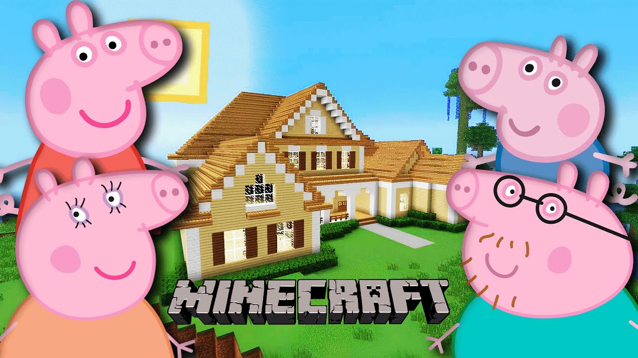 Peppa Pig Play Minecraft 20 - YouTube