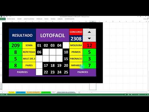 LOTOFACIL RESULTADO 2308