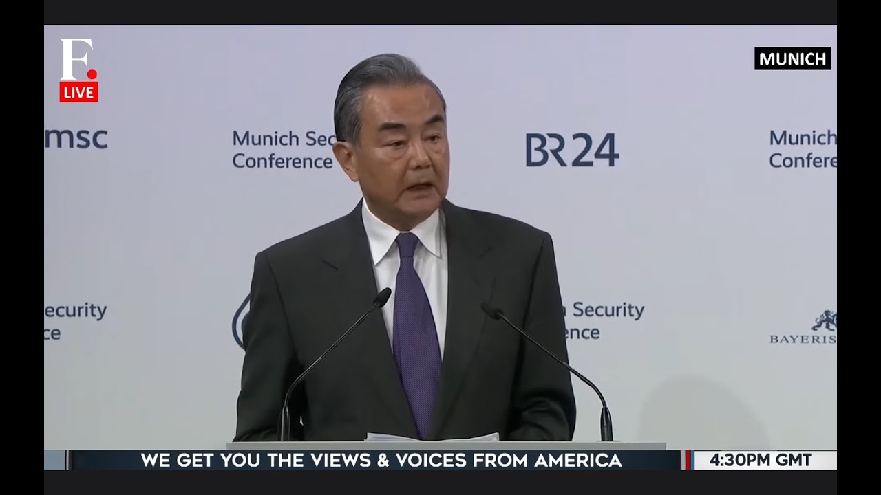 Chinese Foreign Minister Wang Yi speech at the Munich Security ...