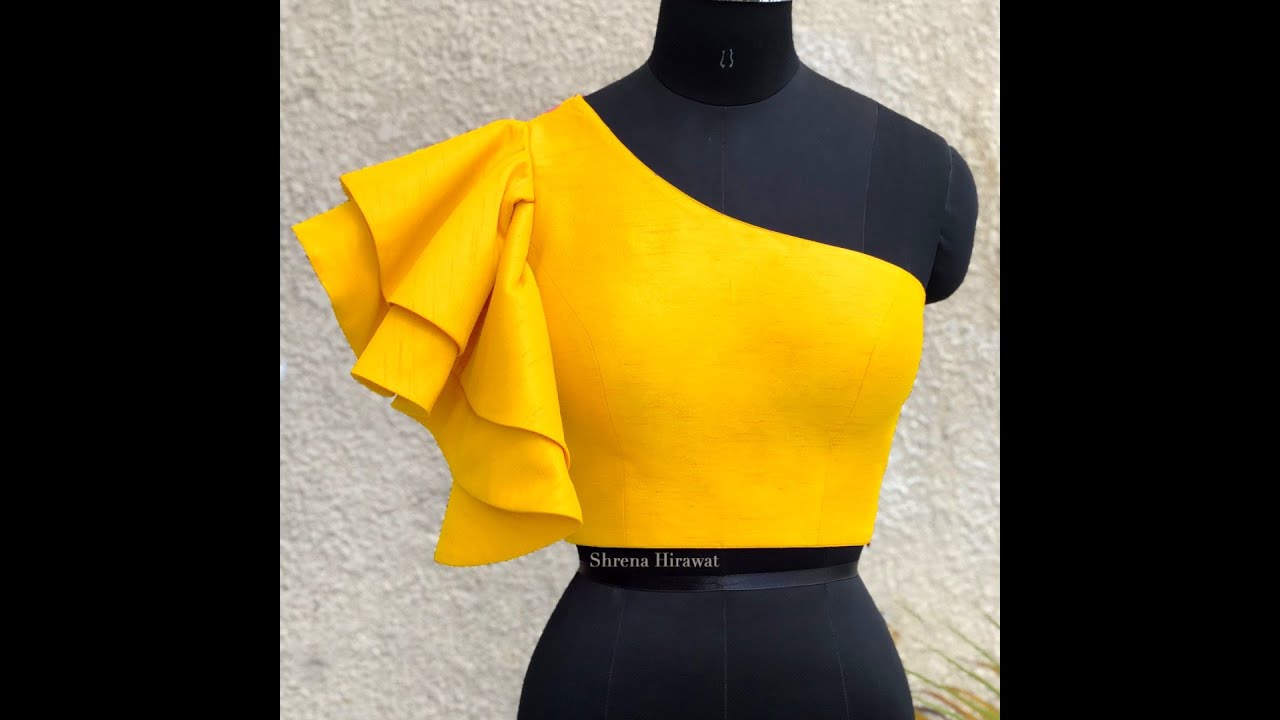 Ruffle blouse design।। Frill Blouse design।। Trendy blouse design ...
