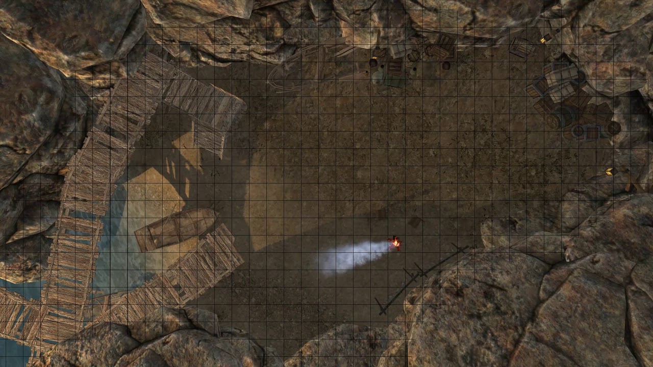 D&D Animated Encounter Battle Map - Cove Cave - YouTube