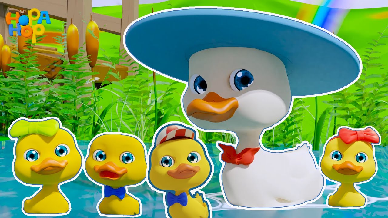 Five Little Ducks Song - More Song for Kids - HopaHop - Nursery Rhymes ...