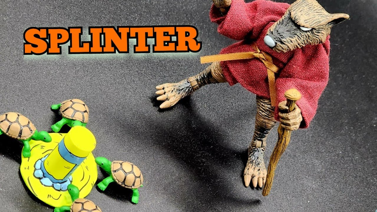 2023 TMNT SPLINTER Eastman & Laird Mirage Comics NECA Toys - YouTube
