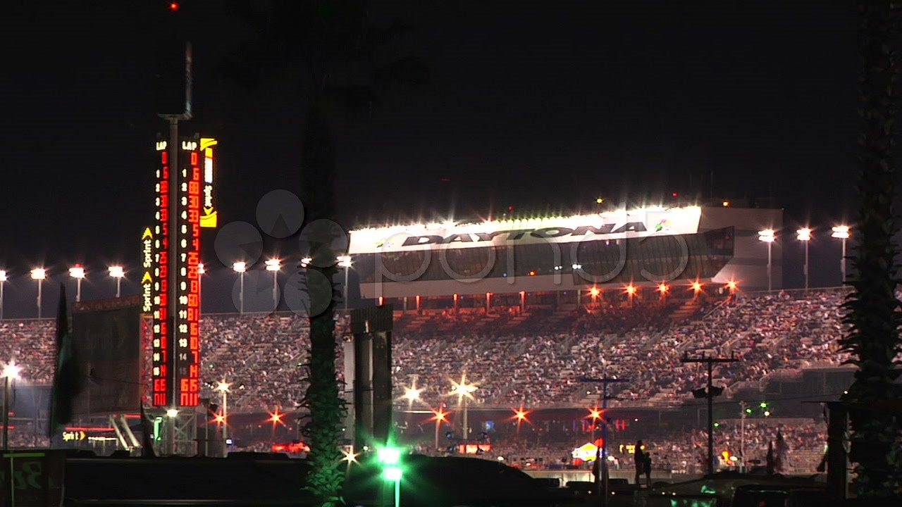 Daytona Speedway Grandstands Time Lapse. Stock Footage - YouTube