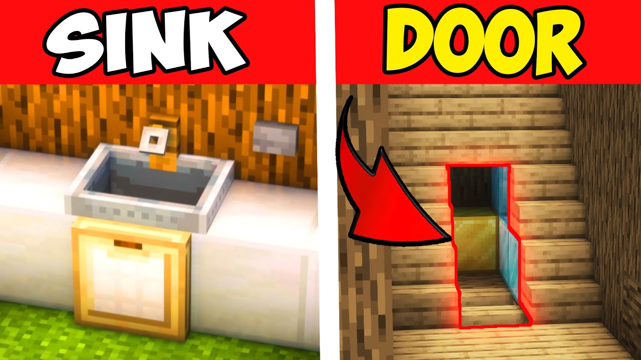 Minecraft: 10 Secret Redstone Build Hacks | Building Ideas - YouTube