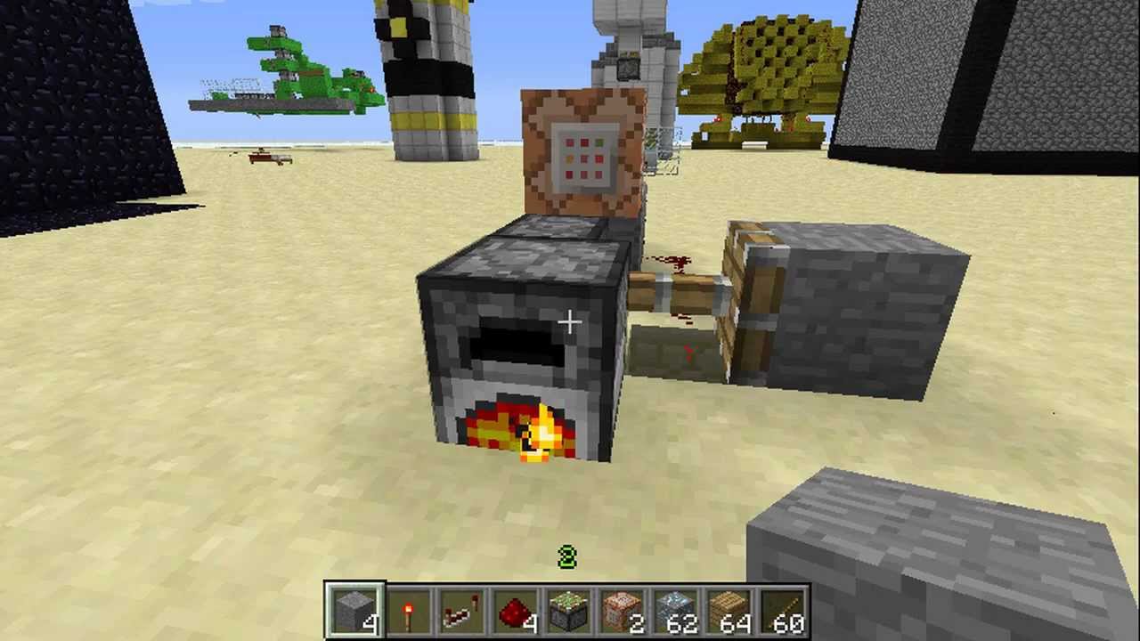Super Smart Furnace | Command Block | Minecraft - YouTube
