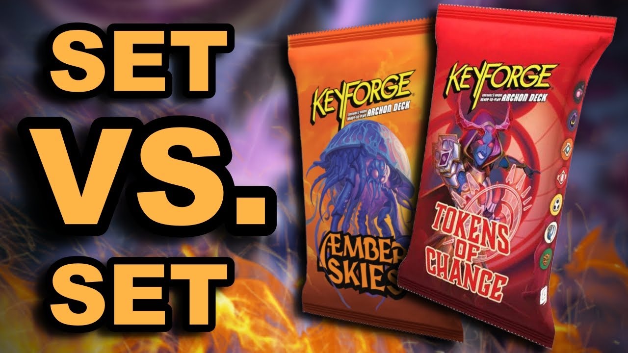 Aember Skies vs. Tokens of Change KeyForge Deck Opening!! - YouTube