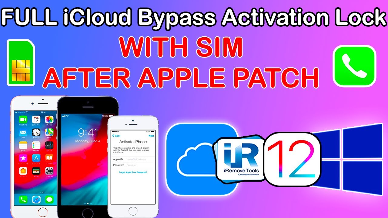 🔥iRemove Tools Fixed Apple Patch iCloud Bypass with Sim/Signal Windows iPhone 5S/6/6+ iOS 12.5.7 ...