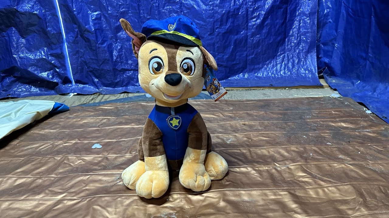Destroy Stuffed Chase Paw Patrol German Shepherd Plush Rip Shred - YouTube