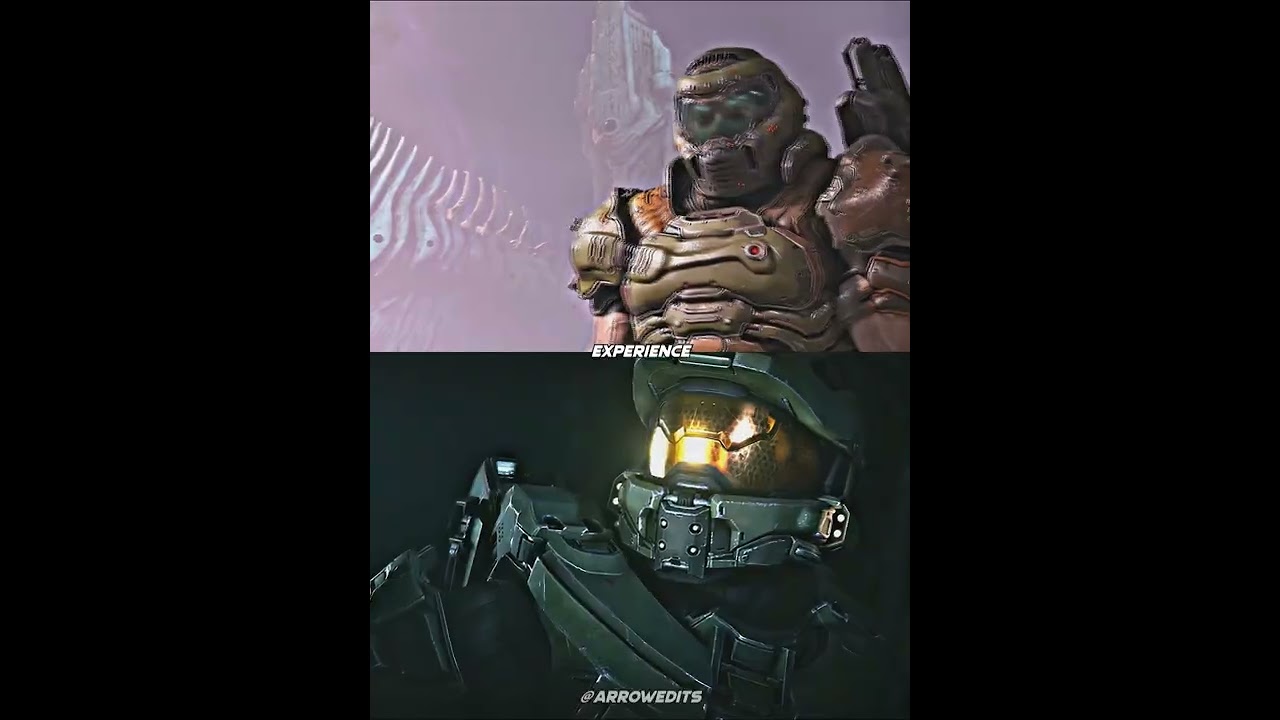 DoomSlayer Vs Master Chief - YouTube