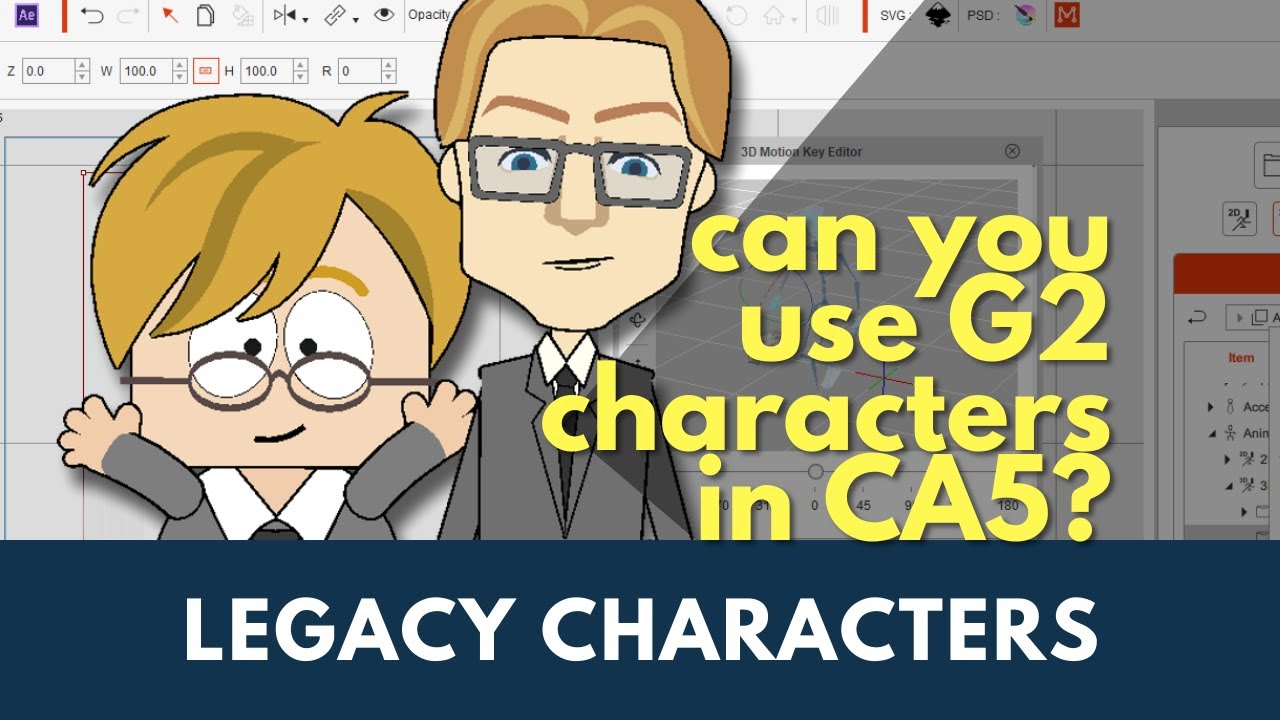 Can You Use G2 Legacy Characters in Cartoon Animator 5? What You Need ...