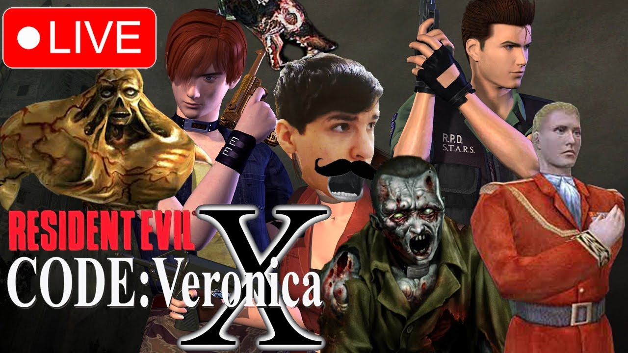 LIVE!! playing resident evil code: veronica x and hating steve!! - YouTube