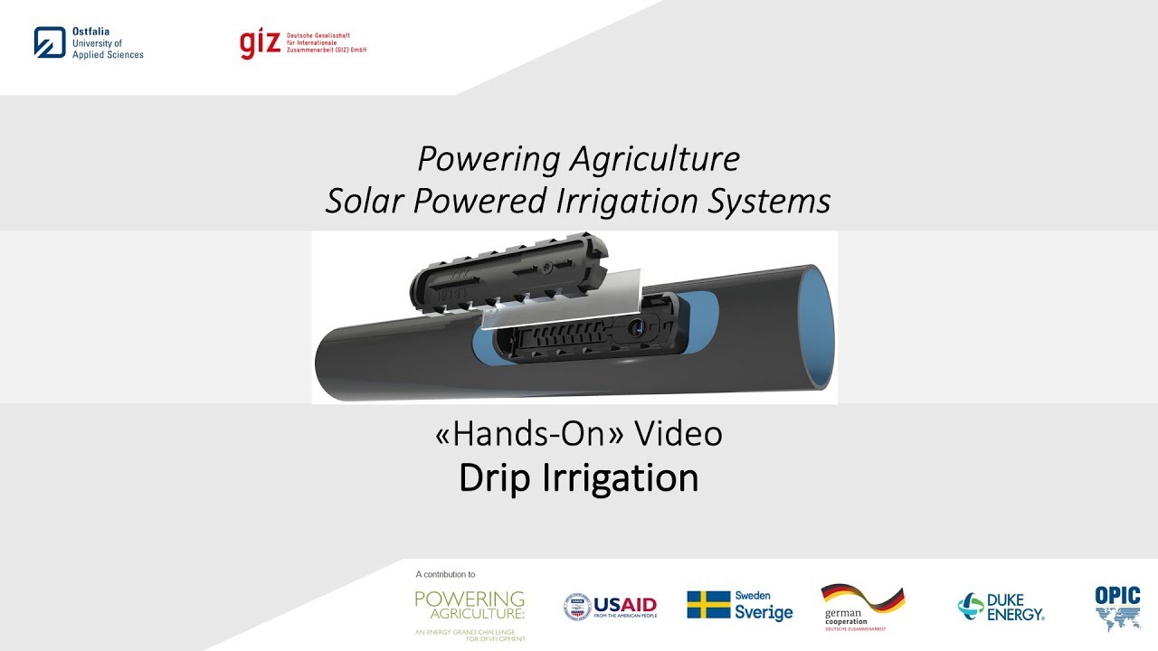 «Hands-On» – How Drip Irrigation works - YouTube