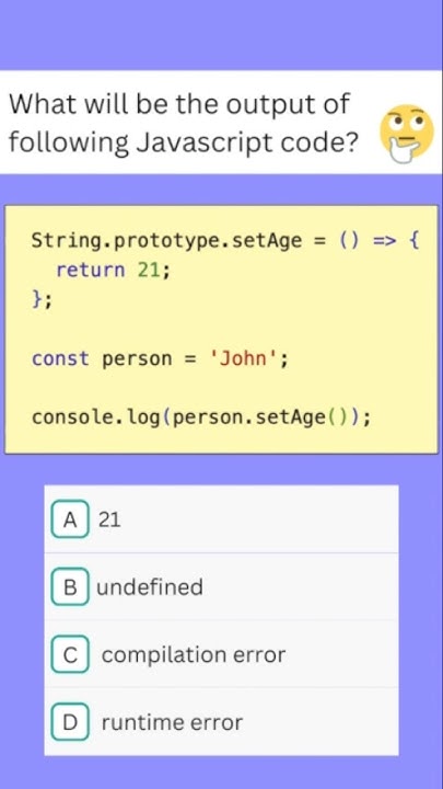 Javascript Mcq Questions Part 15 Javascript Concepts Javascript Mcq Javascriptquiz Youtube