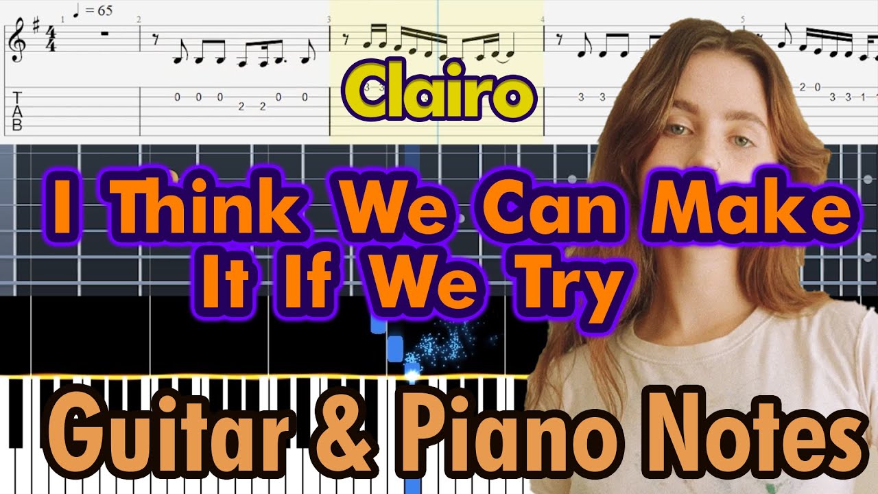 Sofia | Clairo | Guitar Tab and Piano Note - Tutorial - Easy Fingerstyle Lesson - YouTube