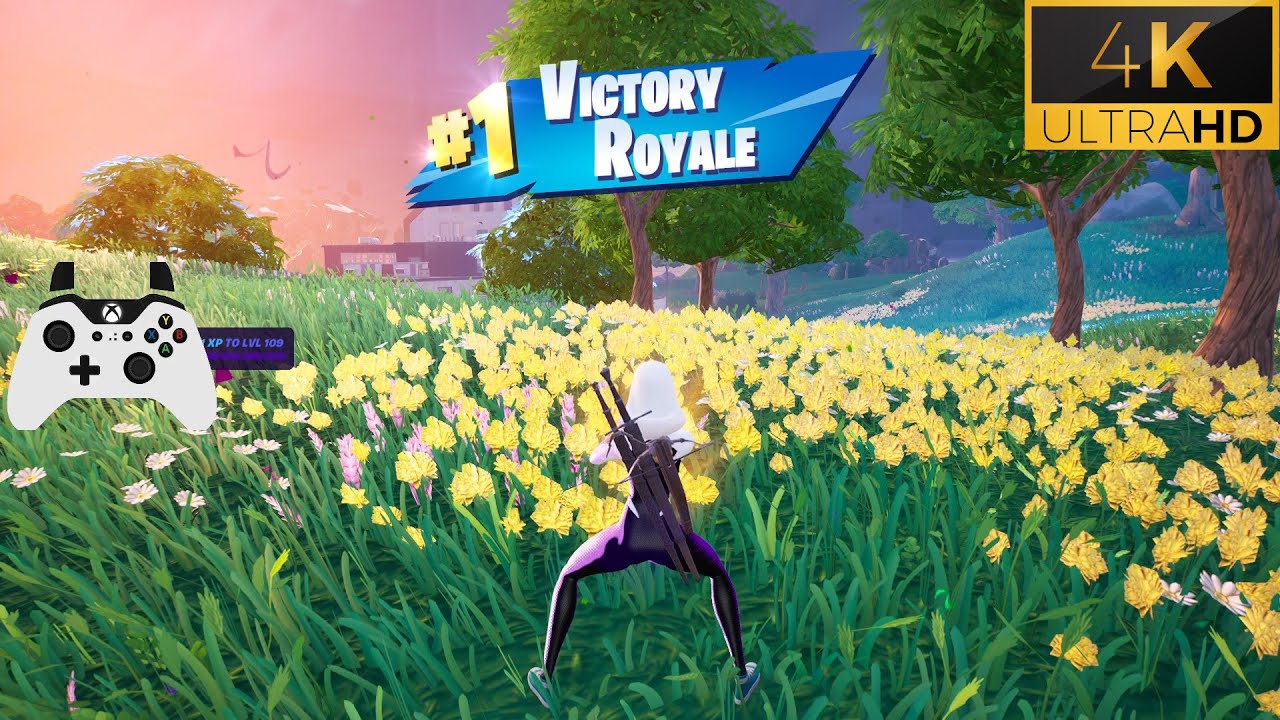 My Game on a Controller Xbox in Fortnite (Chapter 4 Season 4) High Kill Solo Win Gameplay 🏆 ...