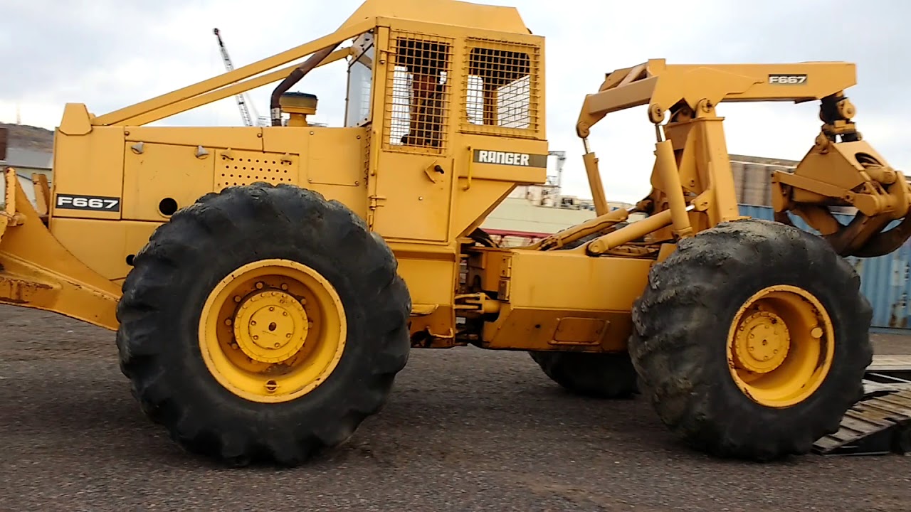 Clark Ranger F67 Skidder - YouTube