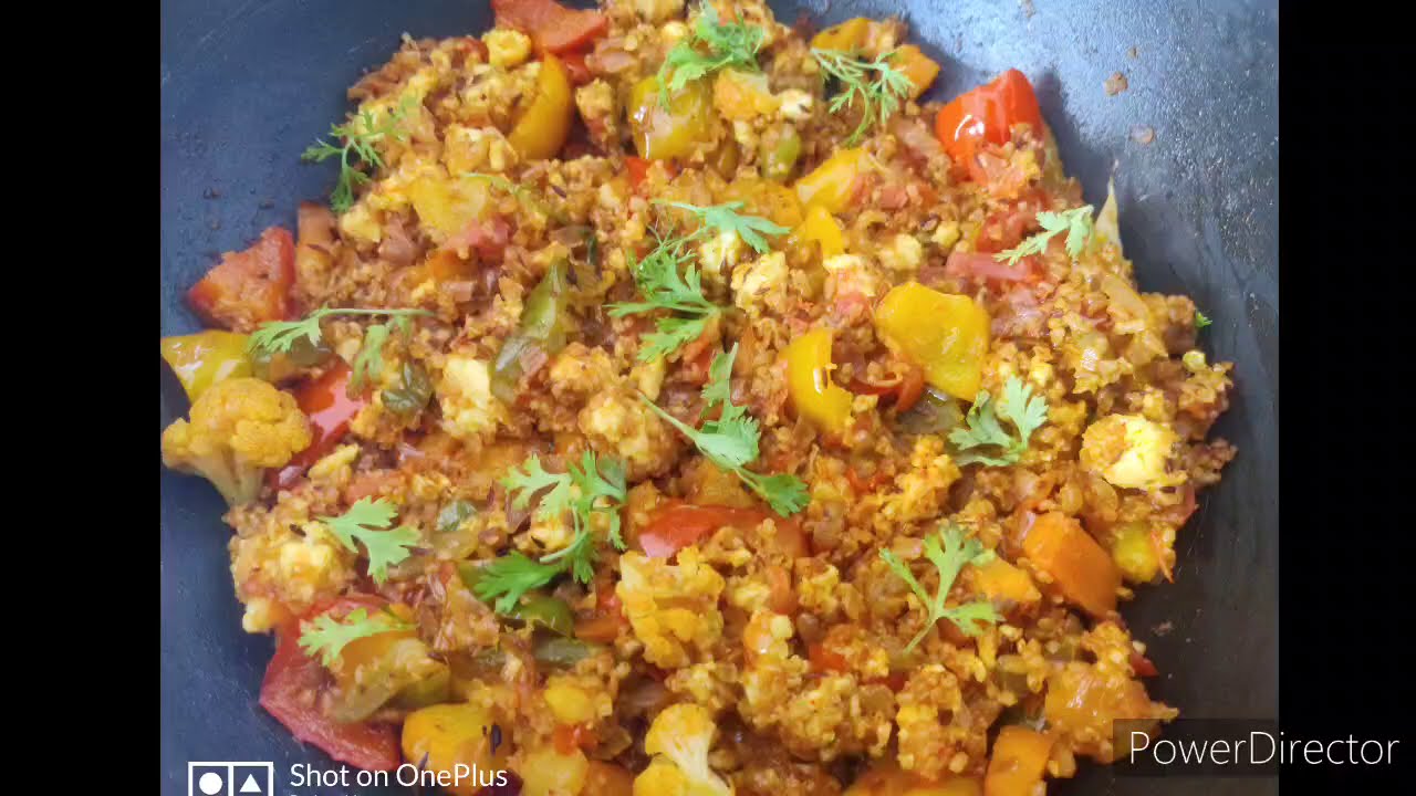 DALIYA PANEER BHURJI | DELICIOUS | WITH LOADED NUTRITION INFO| ANUSHKA ...