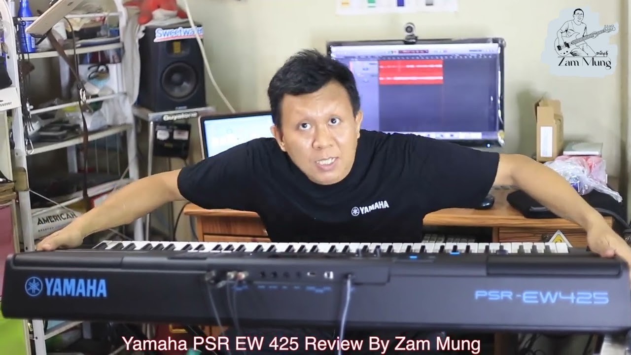Yamaha PSR EW 425 Review By Zam Mung - YouTube