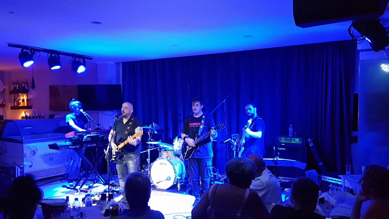 Black Strat Band at the Aquarius, Sidari, Corfu. Another Brick in the ...