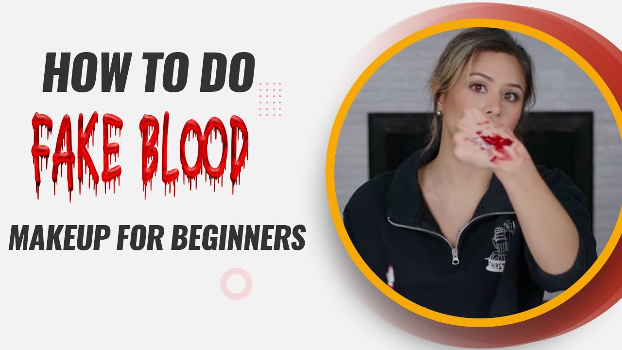 How to Do Fake Blood Makeup for Beginners - Review of Fake Blood Makeup ...