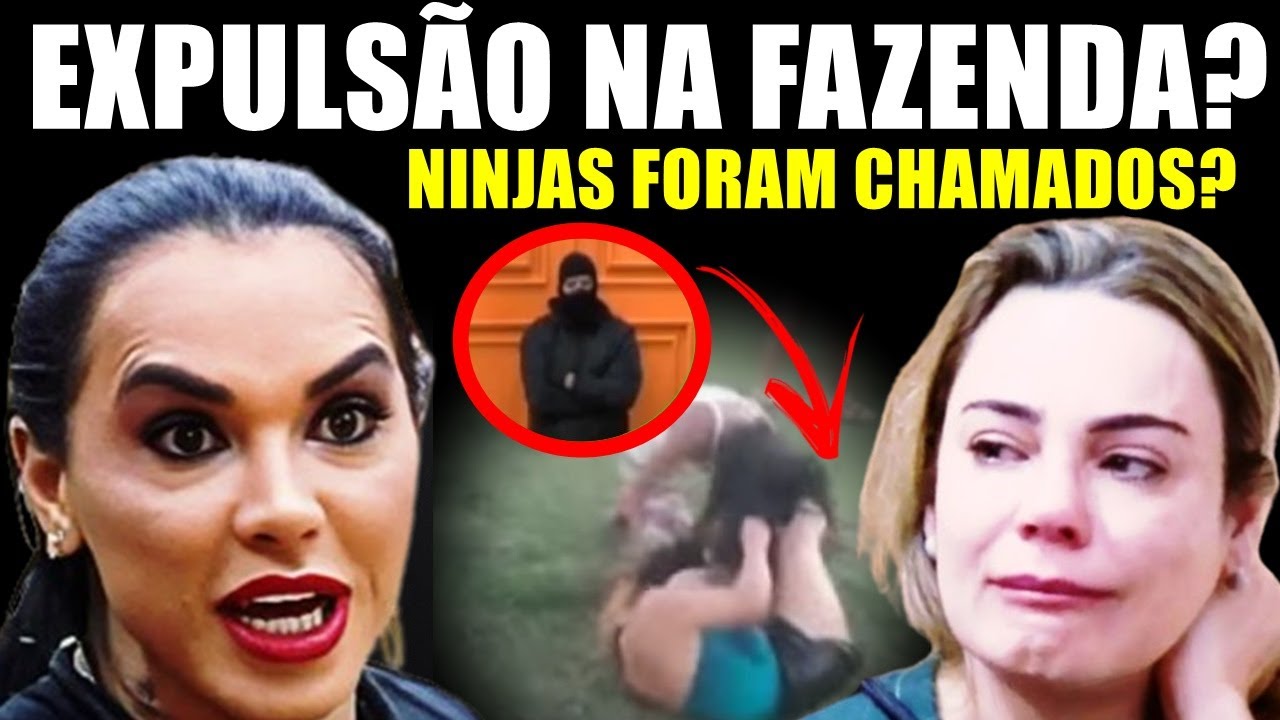 SIMIONI DÁ TAPA na CARA de RACHEL em A FAZENDA? NINJAS SÃO CHAMADOS ...