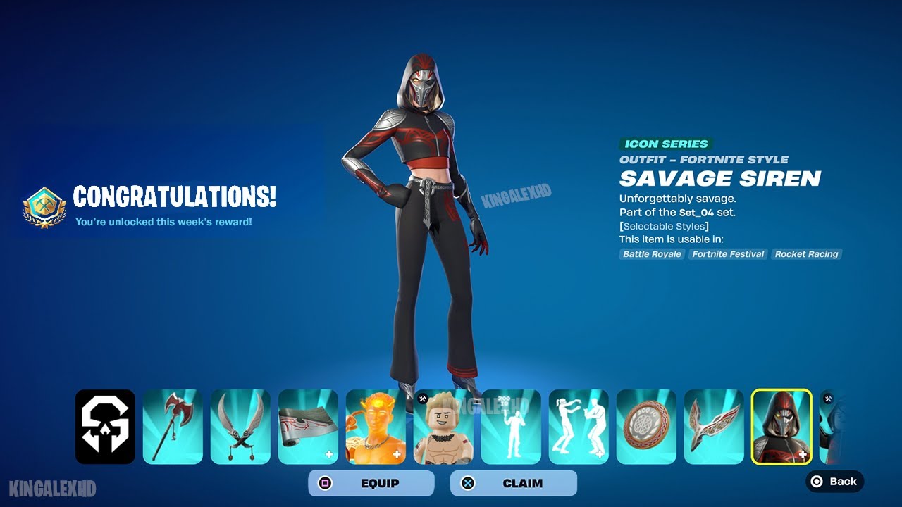 You DIDNT WIN Savage Siren Icon Cup? Here Another Way to Get Savage ...
