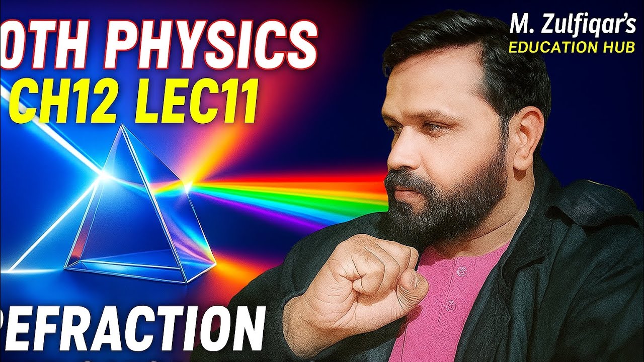 Class 10th Physics Ch 12 Lec 11 RefractionThrough Prism AB HUWA NAHAYAT ...