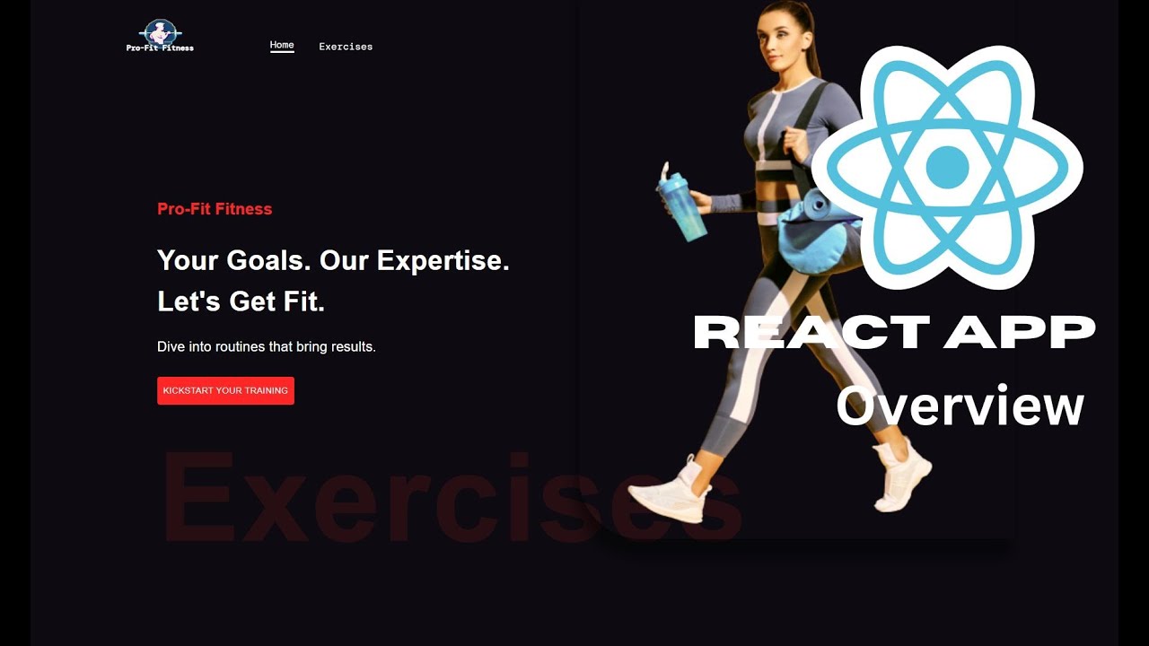 React Fitness App - Overview - YouTube
