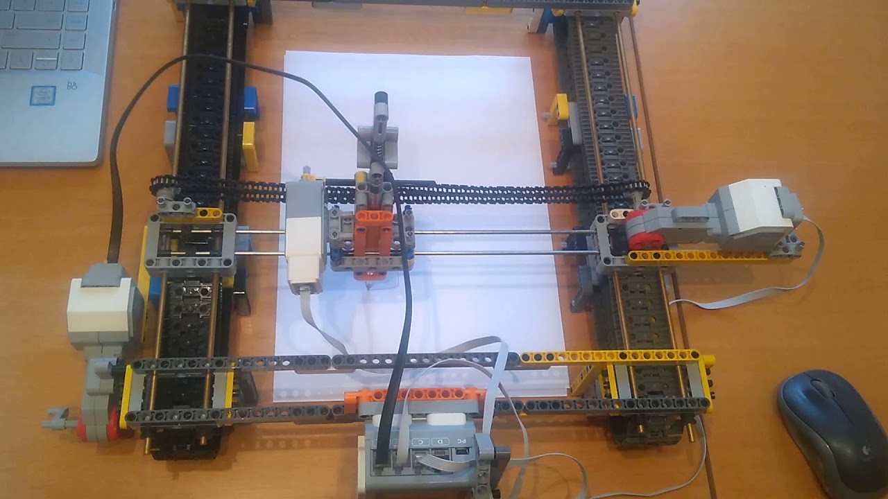 lego plotter - YouTube