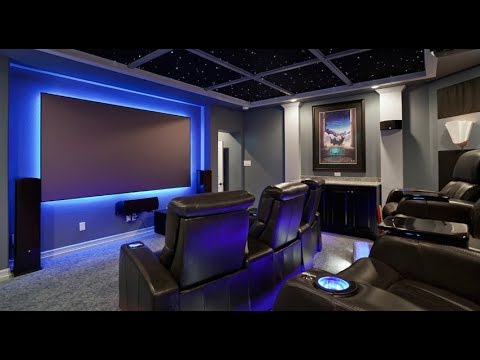 Sala de home cinema VT60 + denon 3312ci + caixas infinity classia c336 ...