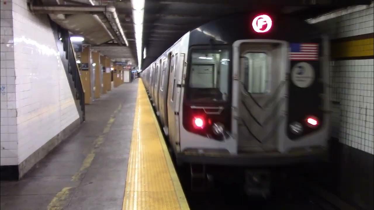 IND Culver Line: (F)(G) & NIS Trains at 7th Ave [R77, R160A, R160B] - NYC Subway - YouTube