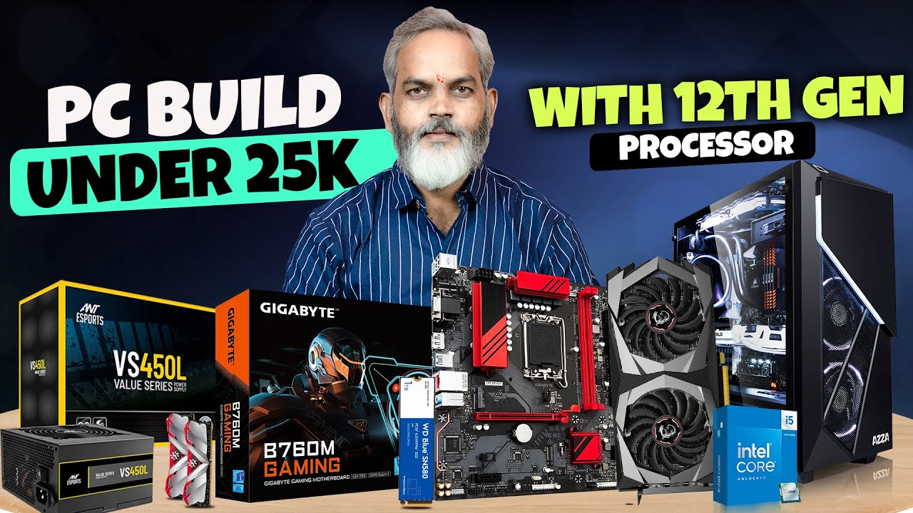 Under ₹25,000/- | Best PC Build in 2024 - YouTube