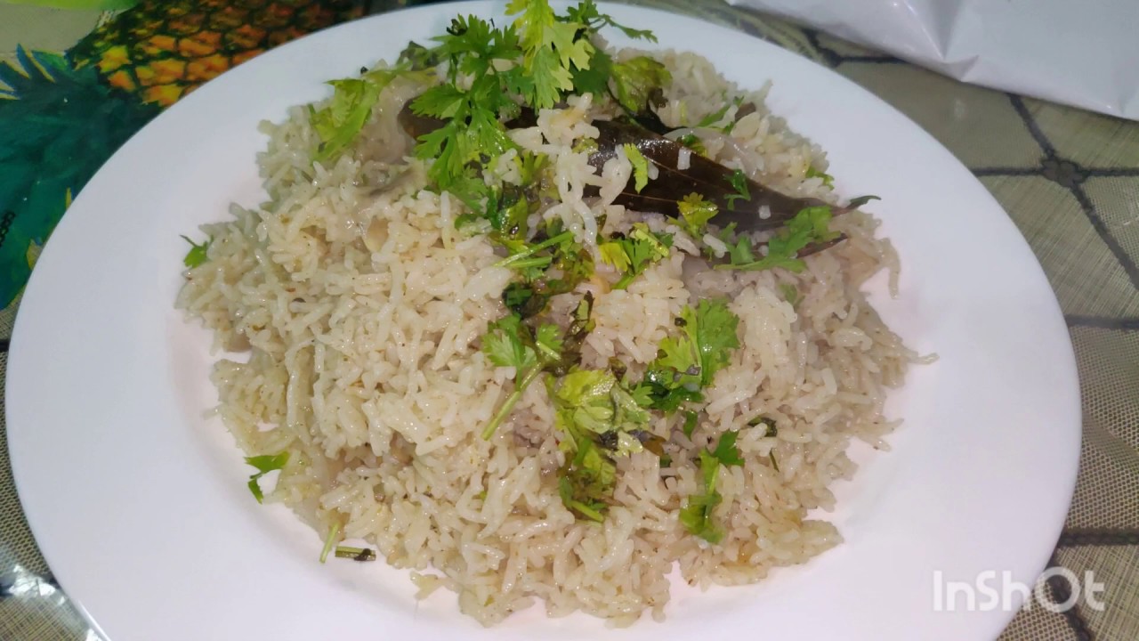 Quick and Easy PLAIN PULAO which goes perfect with any Curry by Bharat ...